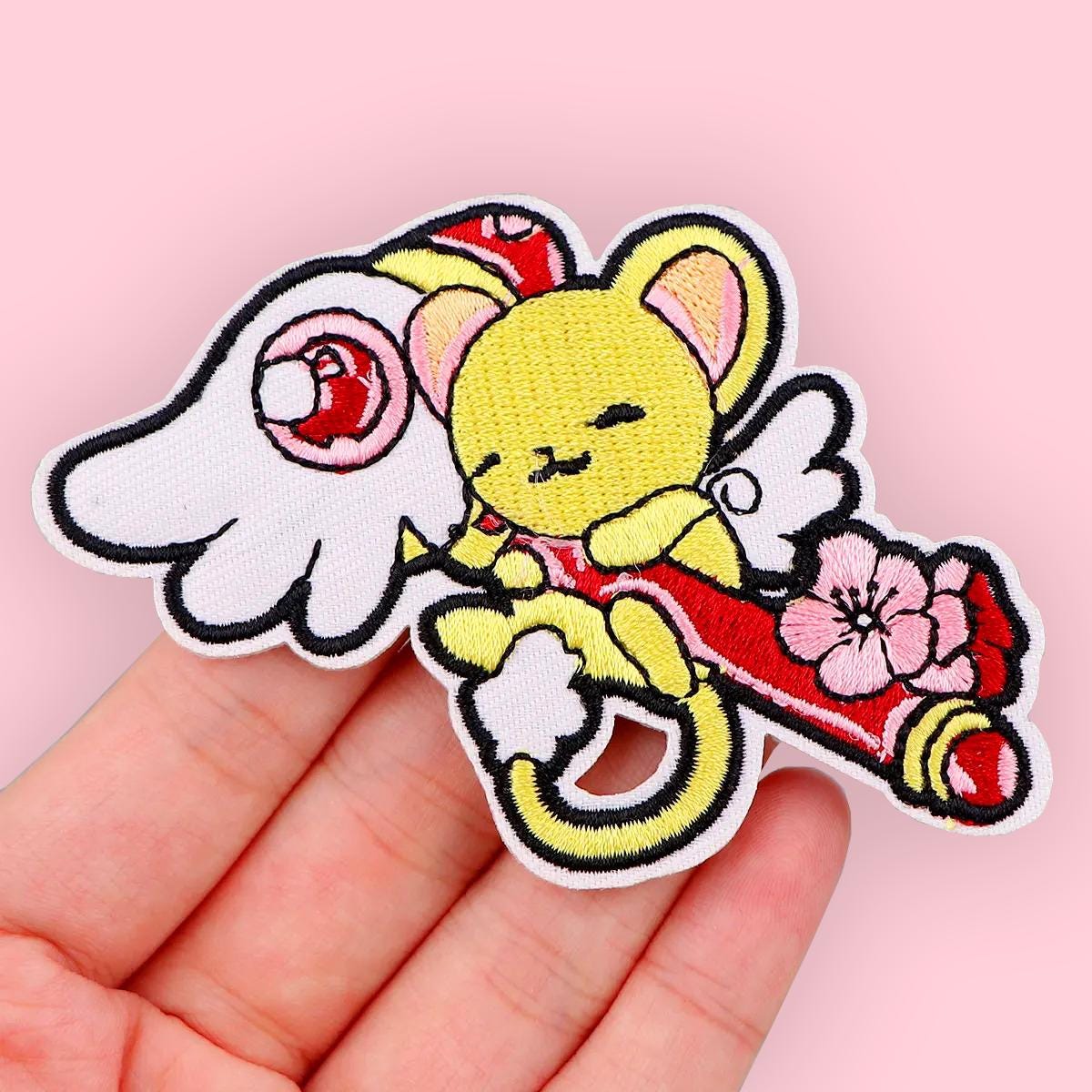 Anime Sakura Embroidery Patch Iron-on Cartoon Patch for Clothing DIY ...