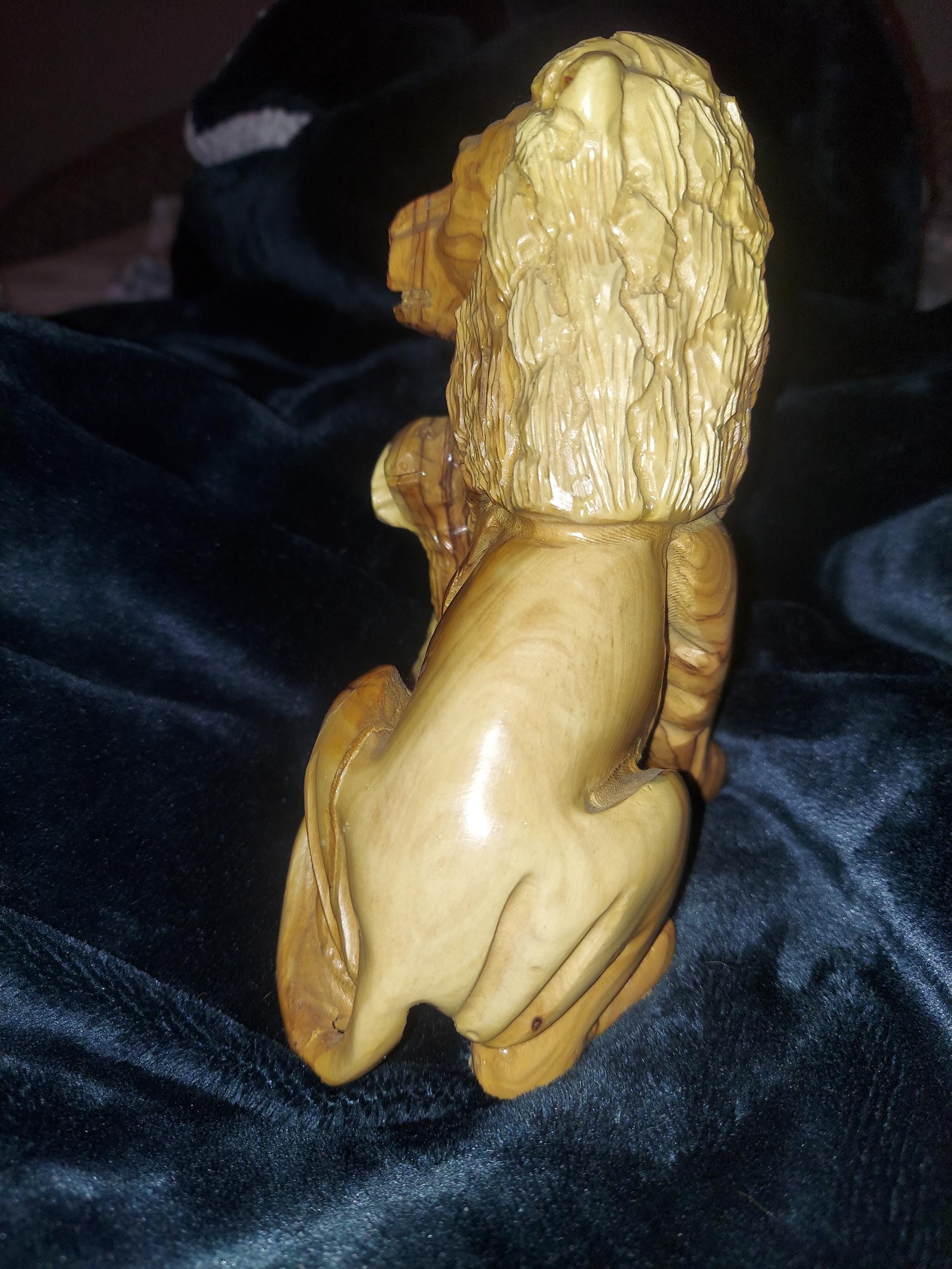 Lion & the Lamb Olive Wood Made in the Holy Land | Lion and Lamb Home ...