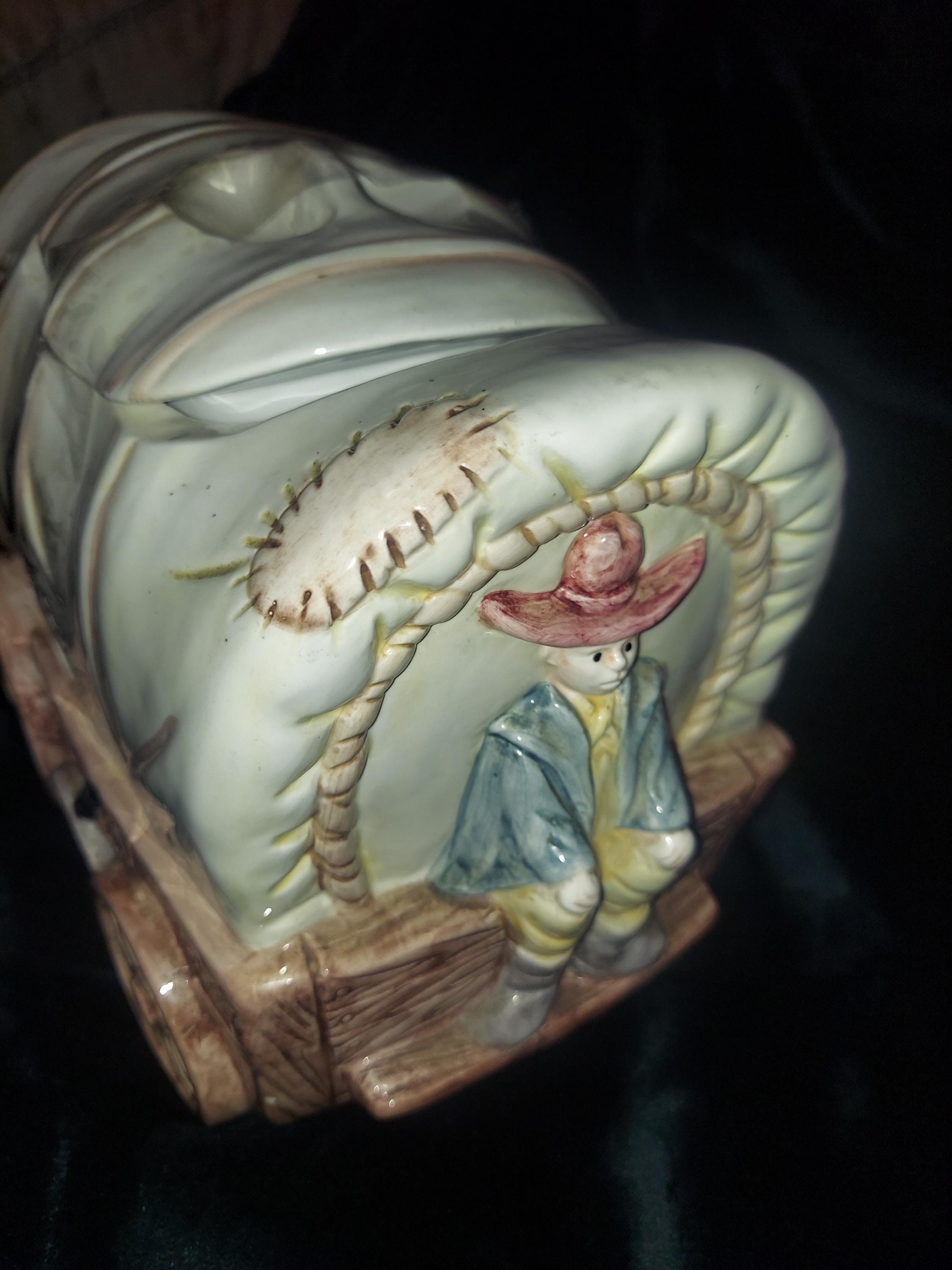 Rare VINTAGE Stagecoach Cookie Jar Western Cowboy Jar - Etsy