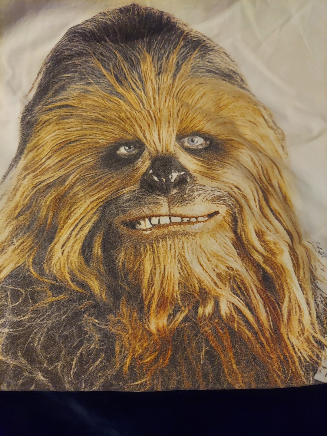 Rare Authentic Vintage Star Wars Chewbacca Headshot Pillowcase/covering ...