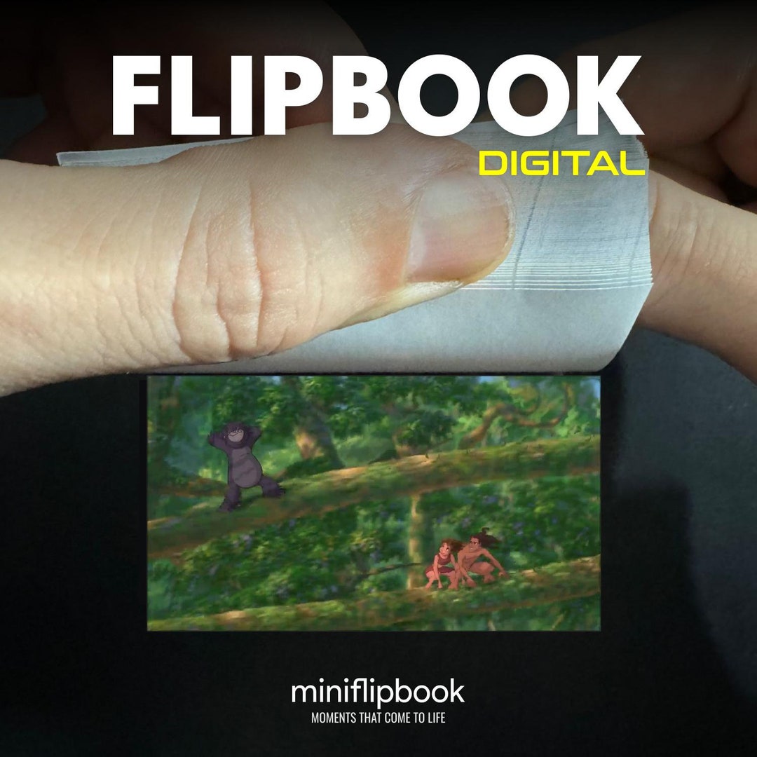 Flipbook Digital Happy Ending Tarzan FD-007 - Etsy