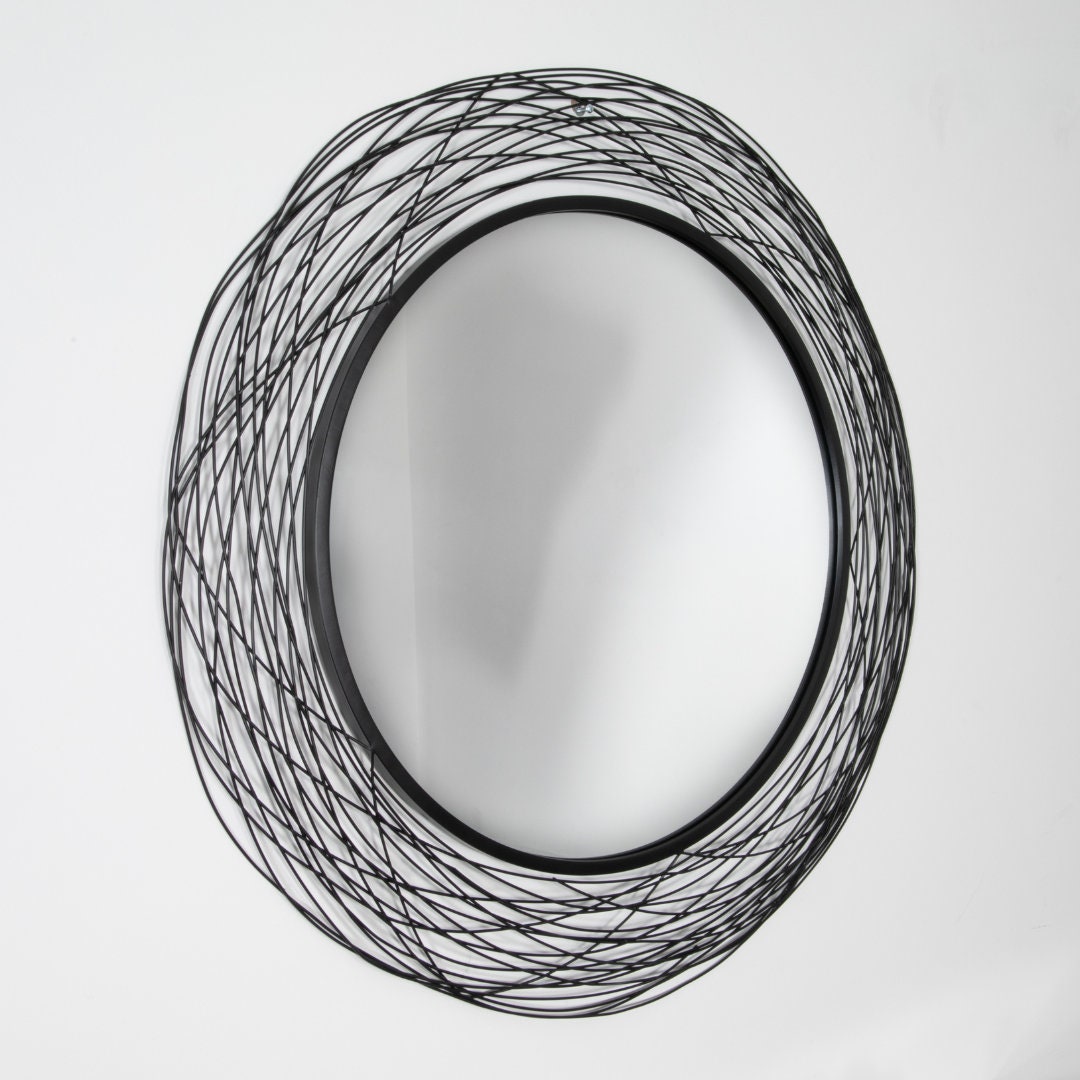 Nest Effect Metal Round Mirror Home Decor Mirror Stylish Mirror Unique ...
