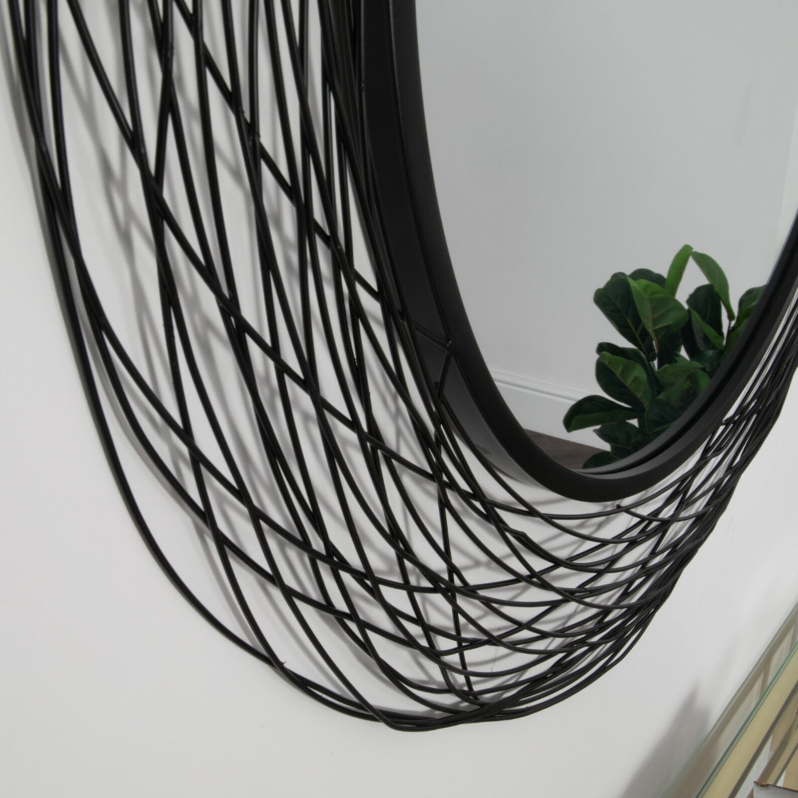 Nest Effect Metal Round Mirror Home Decor Mirror Stylish Mirror Unique ...