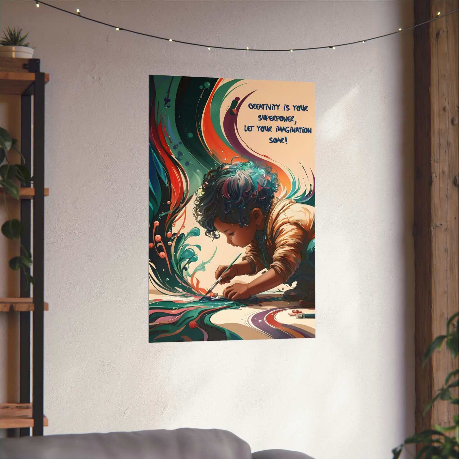 The Colors of Joy 2 Child's Inspiration Vertical Poster - Etsy