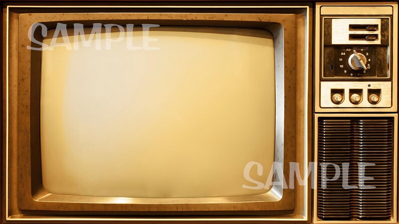 Retro TV Frame Art: Vintage Television 4K & Printable (digital Download ...