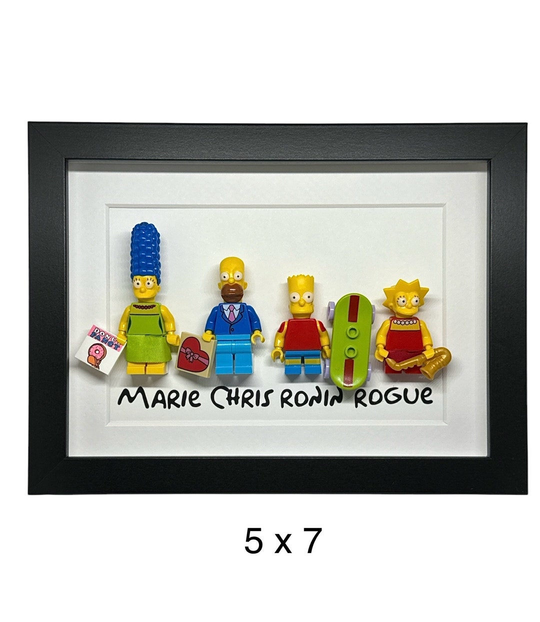Custom Simpsons Frames, Custom Lisa Simpson Figure, Custom Bart Simpson ...