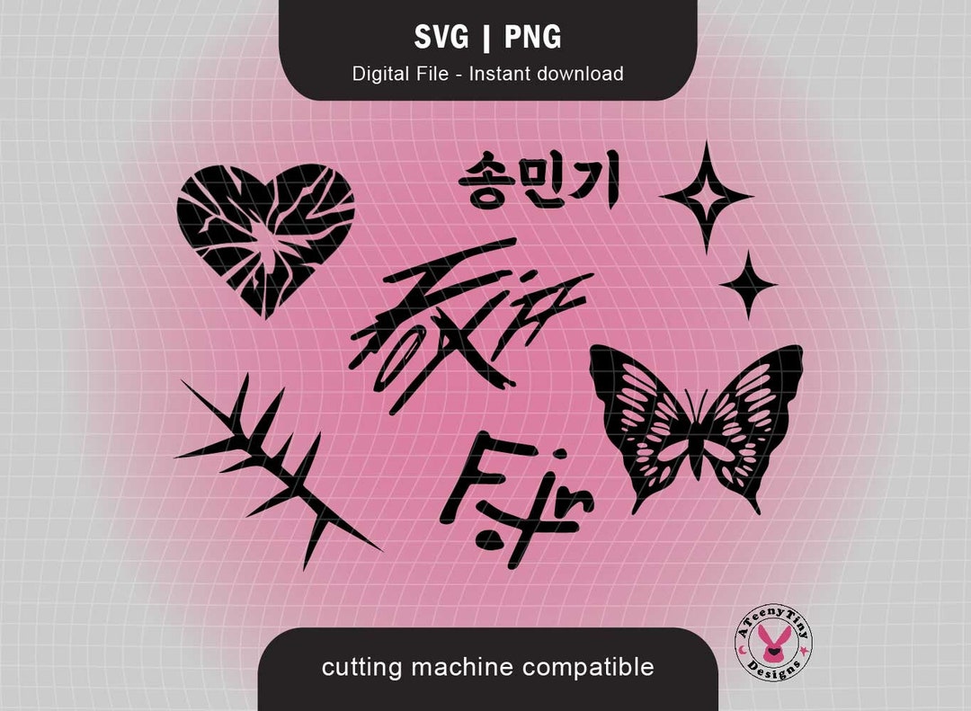 Ateez Song Mingi Fix on SVG File | Fix off | Song Mingi Tunnel Inspired ...