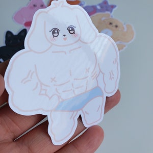 Buff Aniteez Stickers Ot8 | Ateez Funny Stickers | Kpop Funny Stickers ...