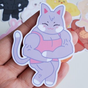 Buff Aniteez Stickers Ot8 | Ateez Funny Stickers | Kpop Funny Stickers ...