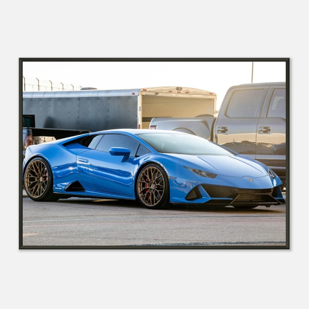 Lamborghini Huracan Metal Frame Poster - Etsy
