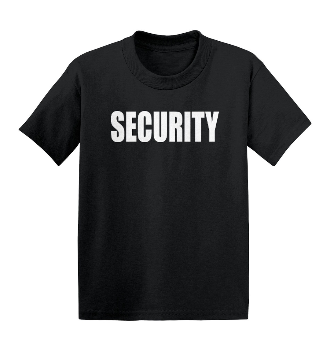 Security Costume - Kids Cotton T-shirt - Bodyguard Tough Guy Enforcer ...