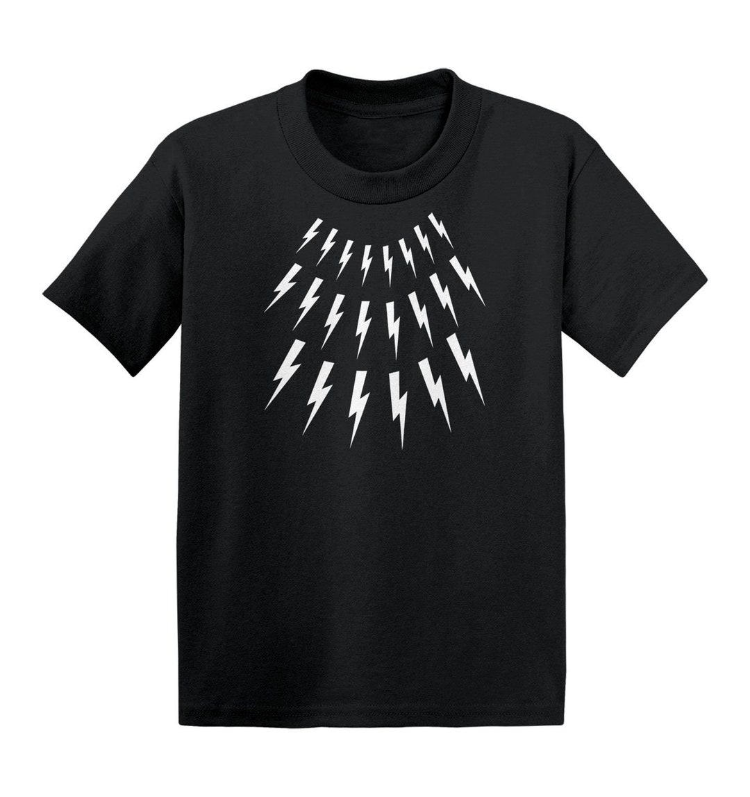 Lightning Bolts Sweater Pattern - Kids Cotton T-shirt - Sitcom Funny TV ...