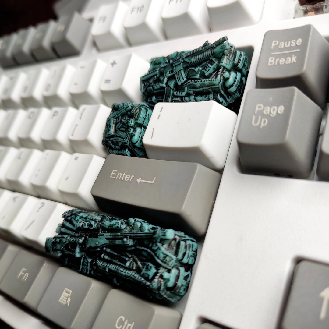 Gun Keycap, Artisan Keycap, Custom Keycaps for Mechanical Keyboard With ...