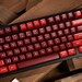 Red Keycaps, Artisan Keycaps, Custom Keycaps Backlit Set 160 PBT Keys ...