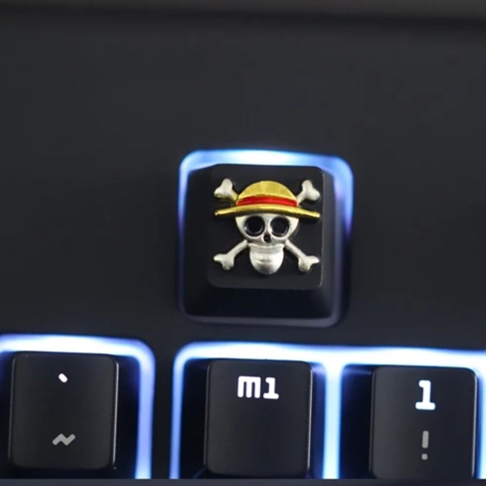 ONE PIECE Keycaps Custom Keycaps Artisan Keycap Metal for Mechanical ...