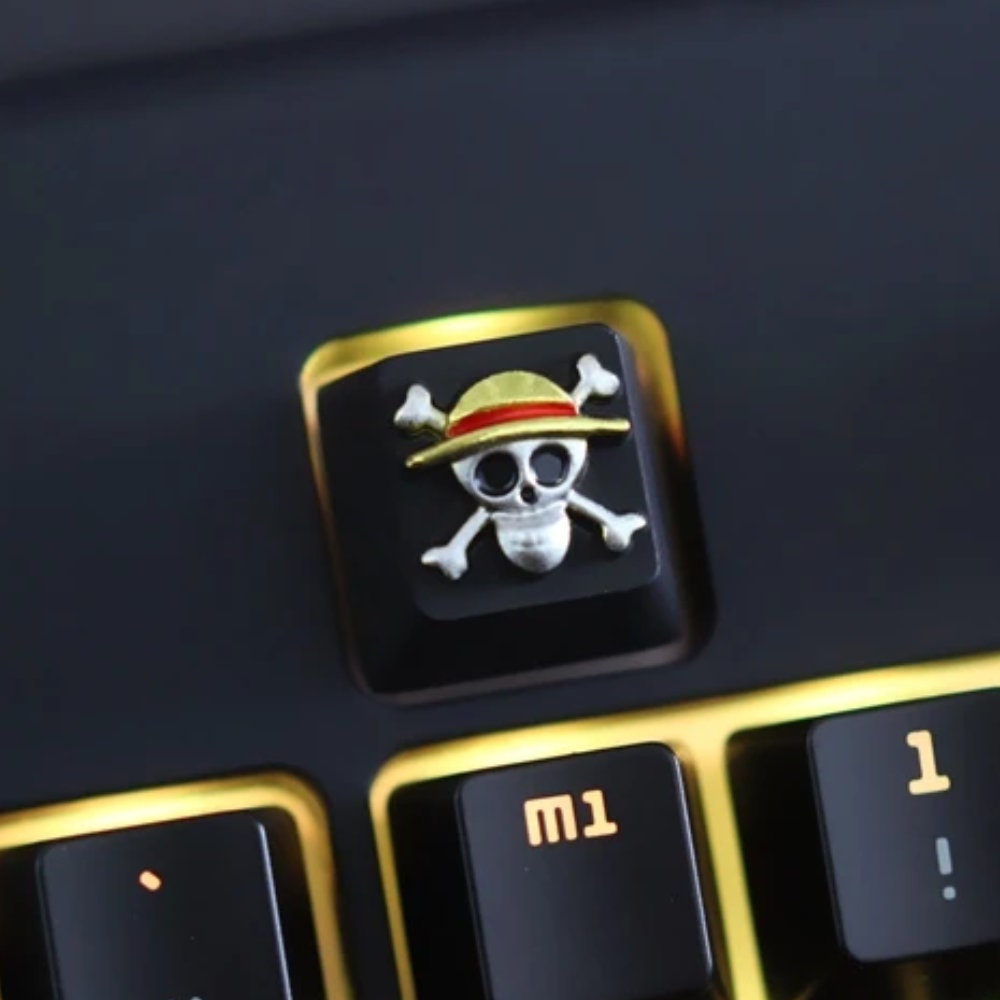 ONE PIECE Keycaps Custom Keycaps Artisan Keycap Metal for Mechanical ...