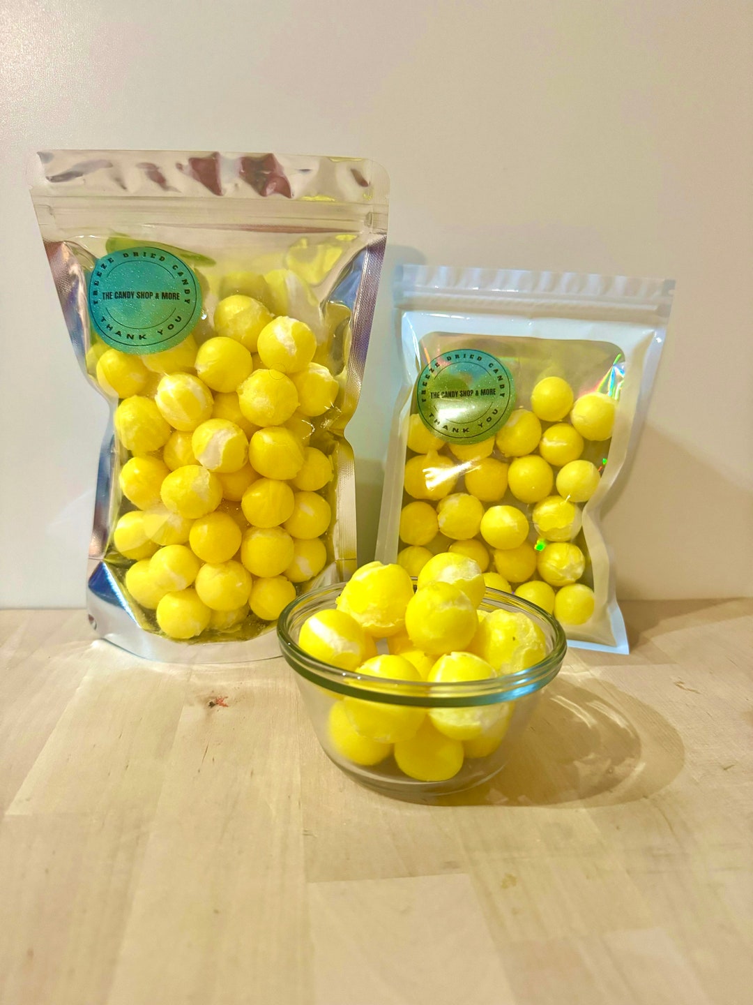 Freeze Dried Lemon Puffs Lemon Puffs Freeze Dried Candy - Etsy