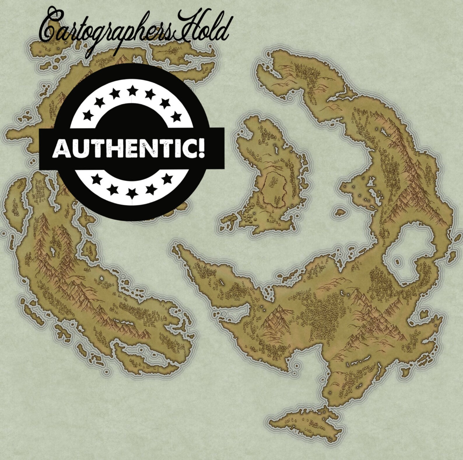 Custom Fantasy Map for Tabletop Games, Writers, Map Enthusiasts - Etsy