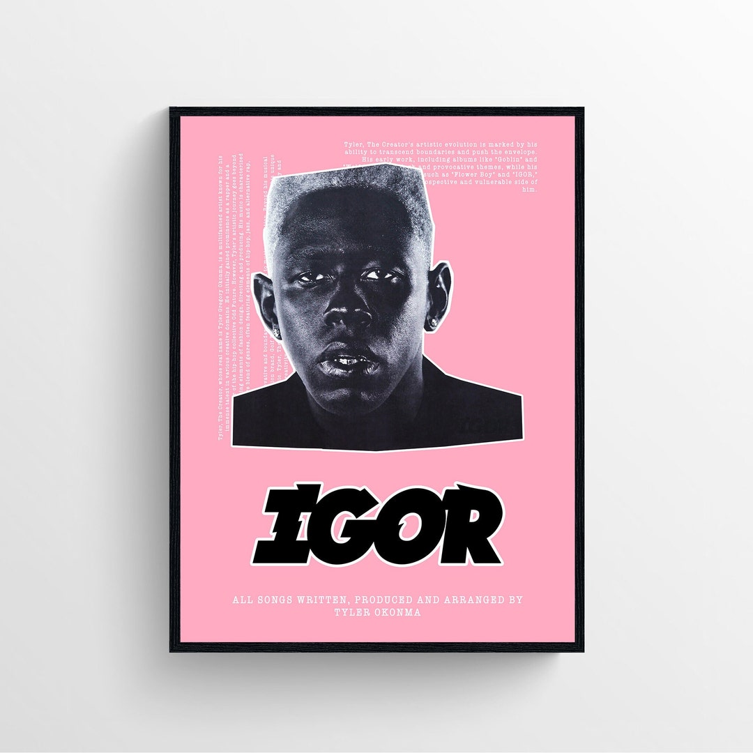 Tyler the Creator Igor Album Music Poster, Alt Hip Hop Gift, Funk R&B ...