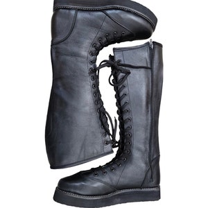 Pro Wrestling Boots, Handmade, ZIPPER & Lace-up Style, 100% Original ...