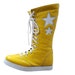 Pro Wrestling Boots, Handmade, 100% Original Leather, Yellow Color ...