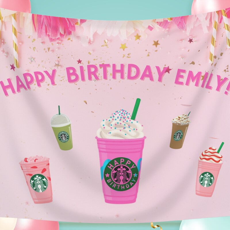 Starbucks Party Decor - Etsy