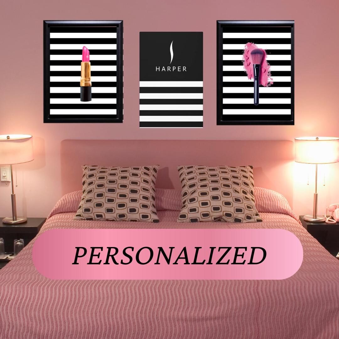 SEPHORA Inspired Bedroom Set of 3 Wall Art Decor Teen Tween Room Makeup ...