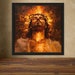 Divine Glow PRINTABLE Jesus Painting | Inspirational Christian Wall ...
