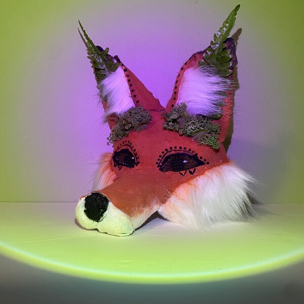 Red Fox Mask - Etsy