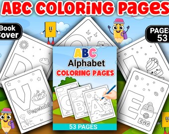 Alphabet Coloring Pages, ABC Coloring Pages, Preschool Coloring Pages ...