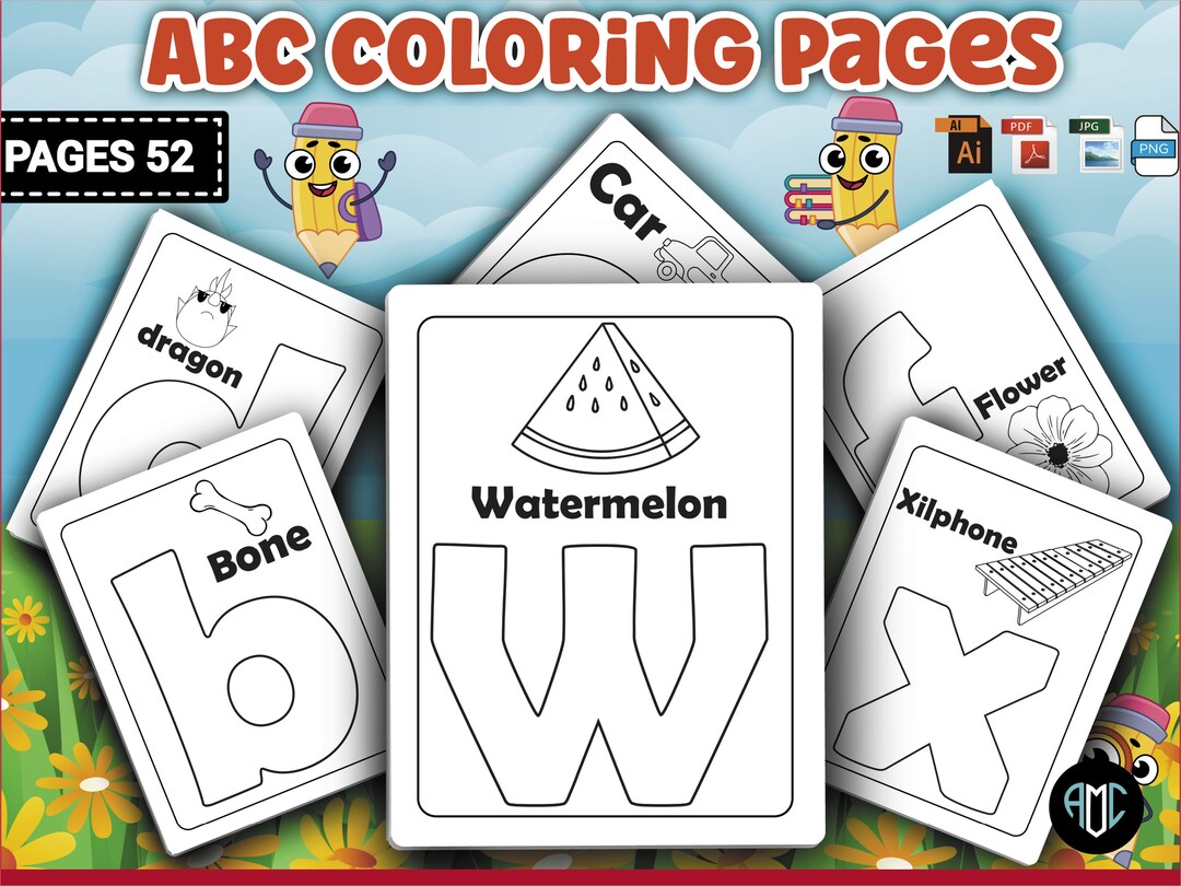 Coloring Pages, ABC Coloring Pages, Preschool Kindergarten Kids ...