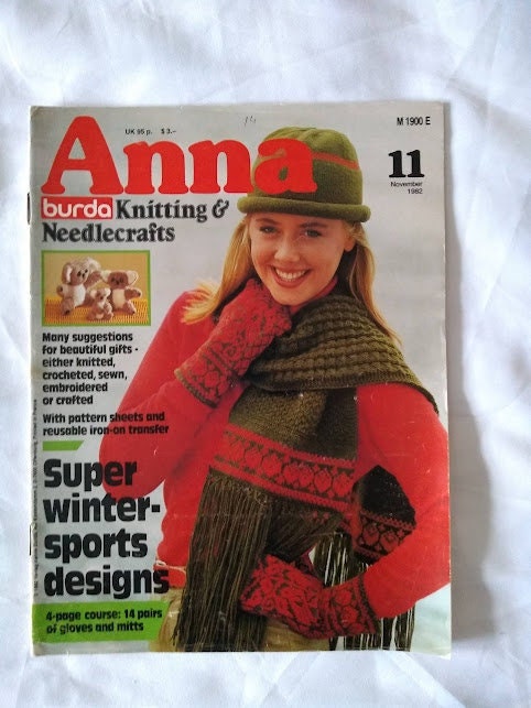 Anna Burda Knitting and Needlecrafts Magazine - Etsy