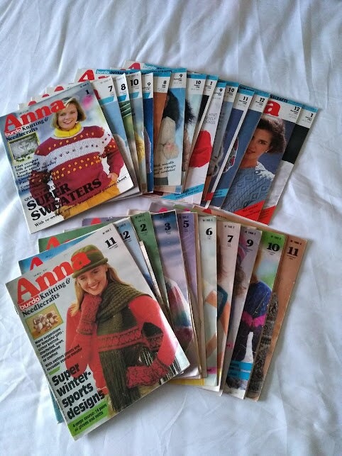 Anna Burda Knitting and Needlecrafts Magazine - Etsy
