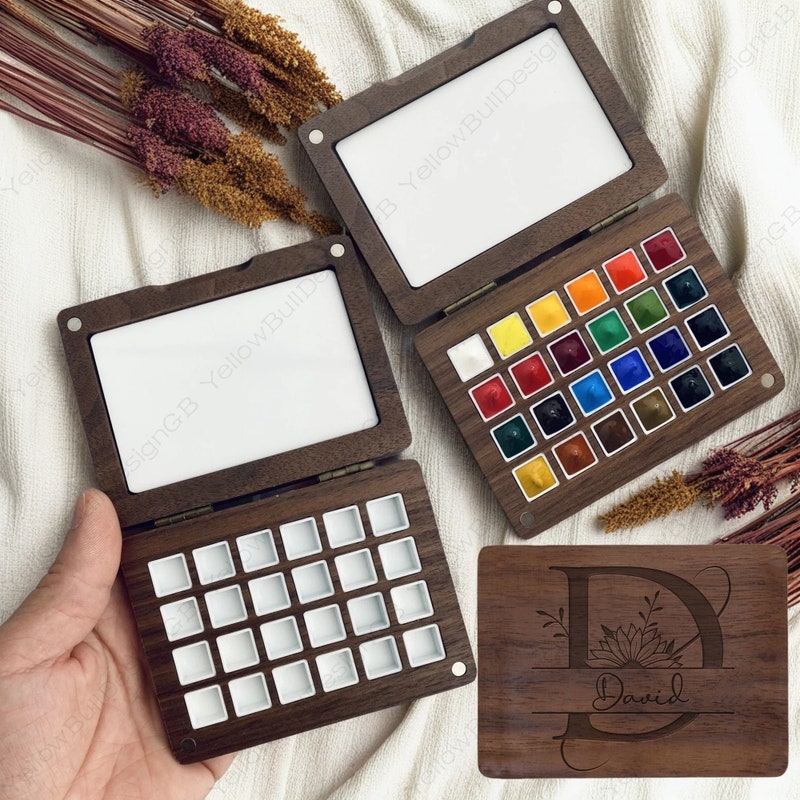 Watercolor Paint Box - Etsy