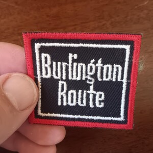 Vintage Burlington Route Railroad Patch - Etsy
