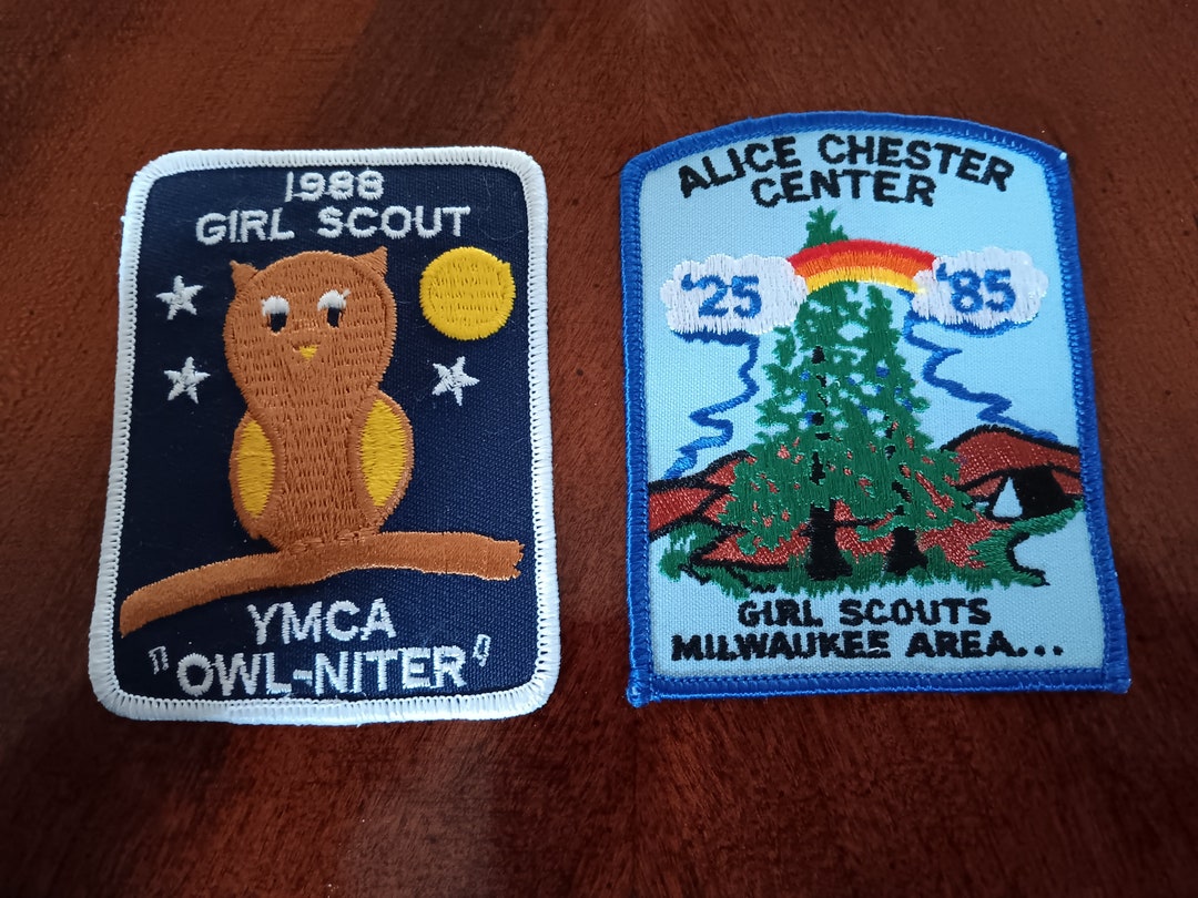 2 Vintage Girl Scouts Patches - Etsy