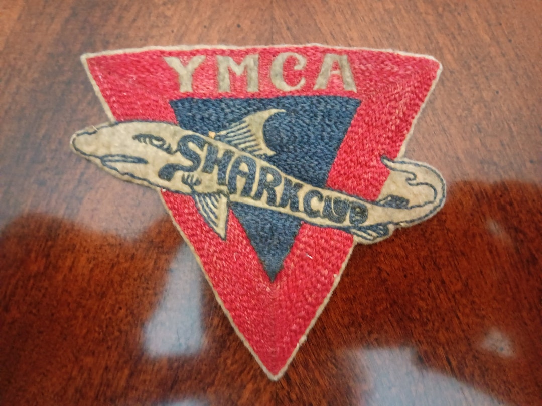 Vintage YMCA Shark Club Patch - Etsy