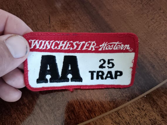 Vintage Winchester Western AA 25 Trap Patch - Gem