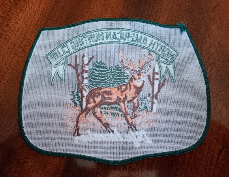 Vintage Large North American Hunting Club Patch - Etsy