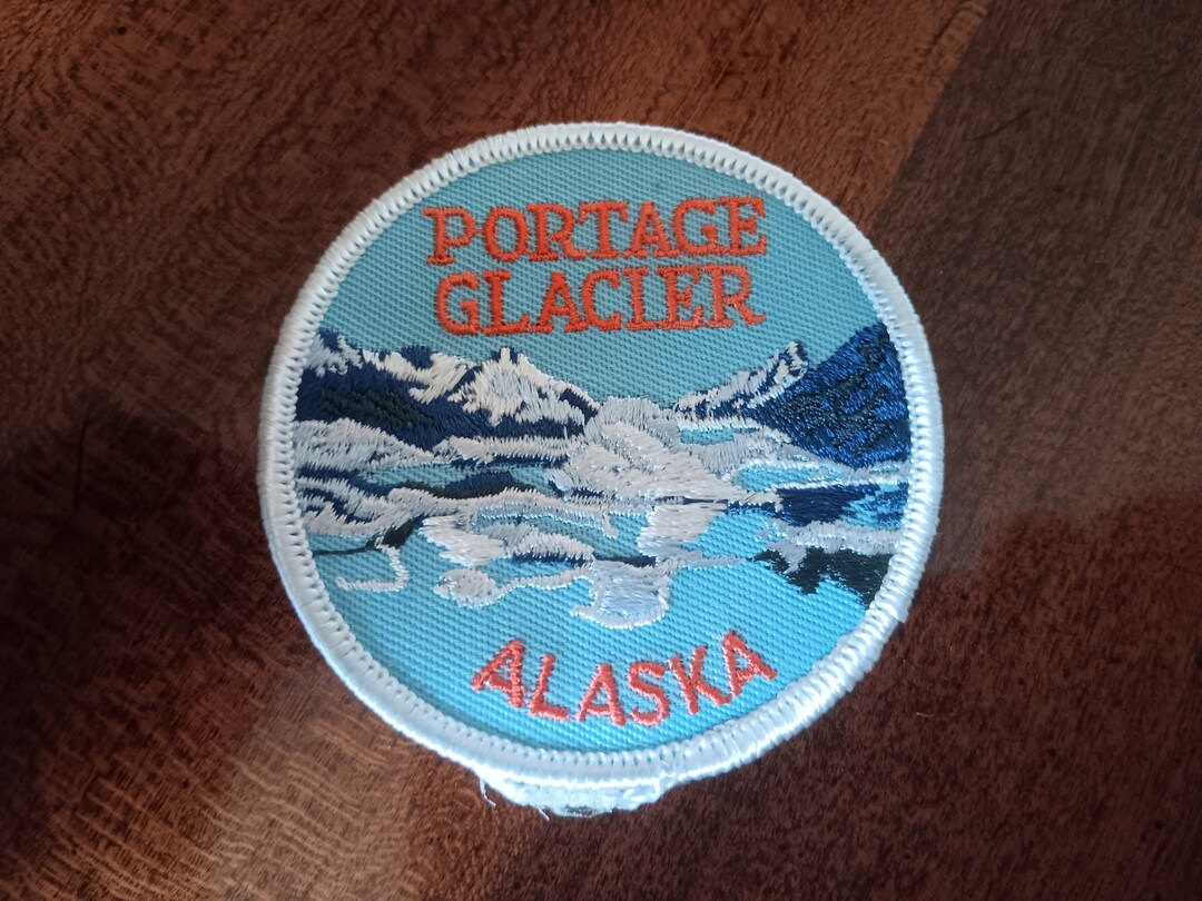 Vintage Portage Glacier Alaska Patch - Etsy