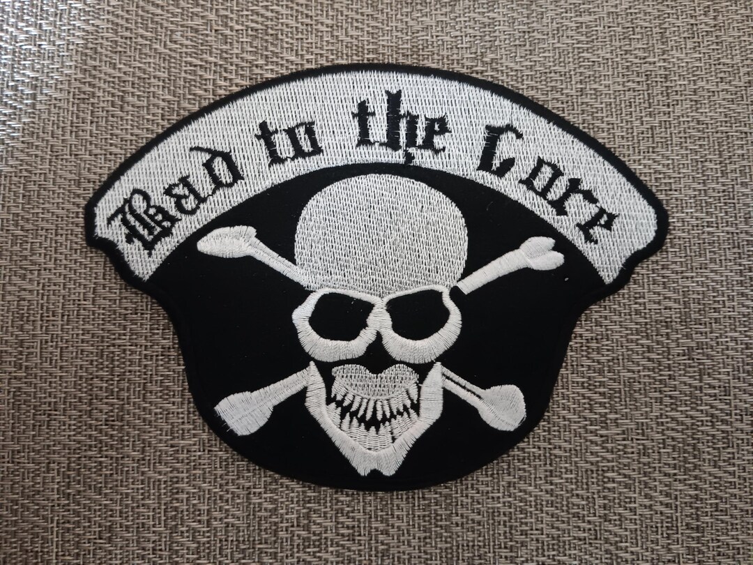Vintage Bad to the Core Motorcycle Patch - Etsy