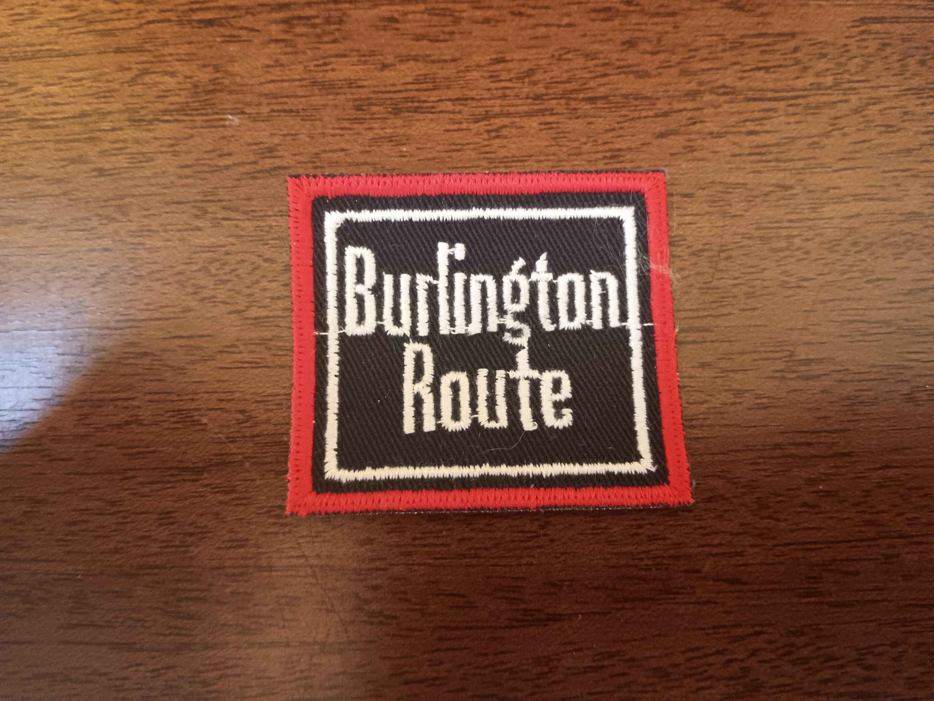 Vintage Burlington Route Railroad Patch - Etsy