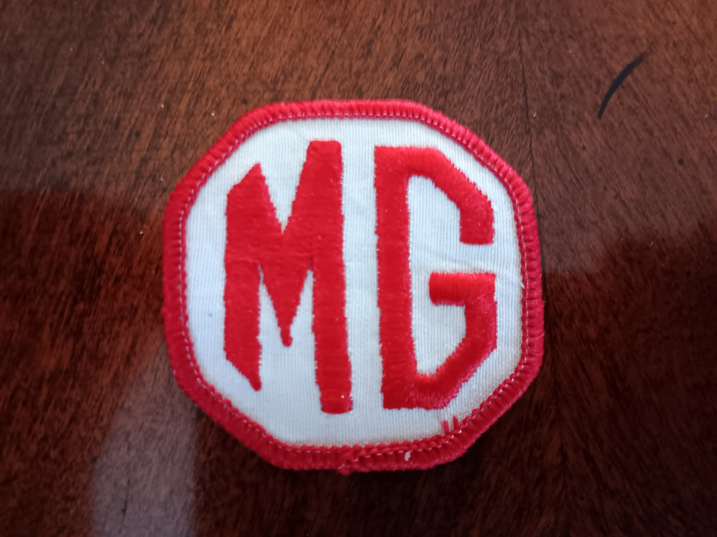 Vintage Red MG Motors Patch Midget - Etsy