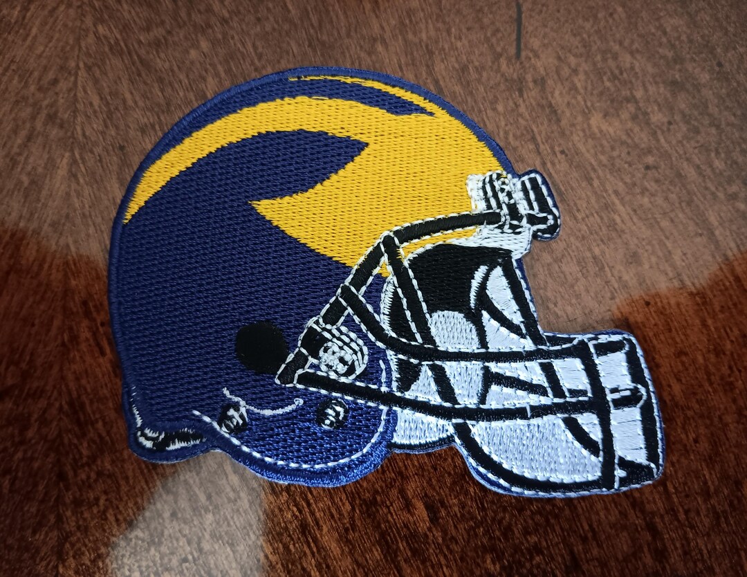 Vintage Michigan Helmet Patch - Etsy
