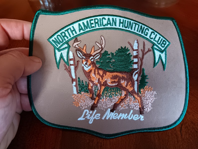Vintage Large North American Hunting Club Patch - Etsy