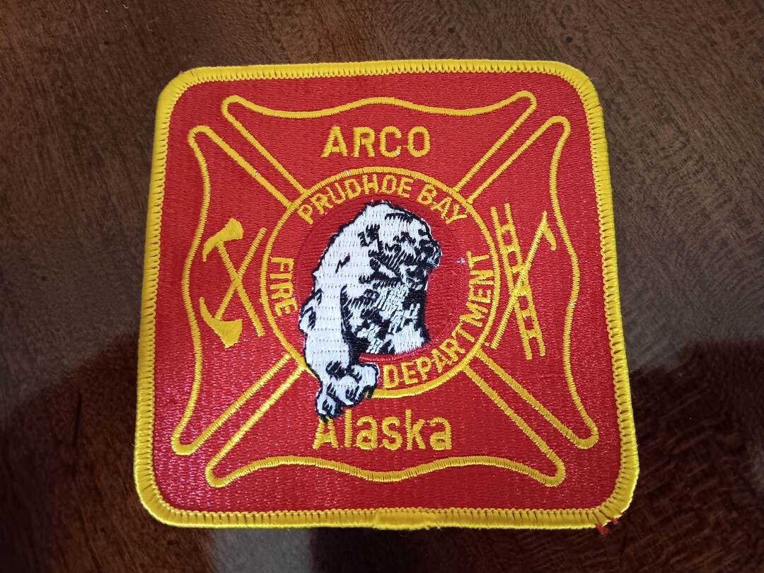 Vintage Arco Alaska Prudhoe Bay Fire Department Patch - Etsy