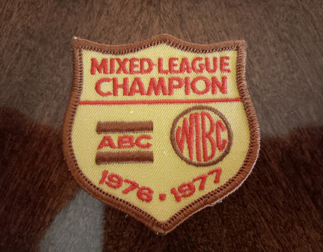 Vintage Mixed League Bowling ABC WIBC Patch - Etsy