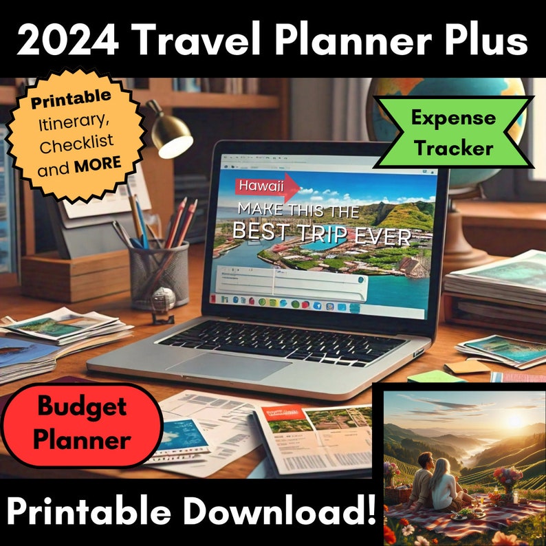 Travel Planner & Itinerary Checklist for Travel and Trip Journal ...