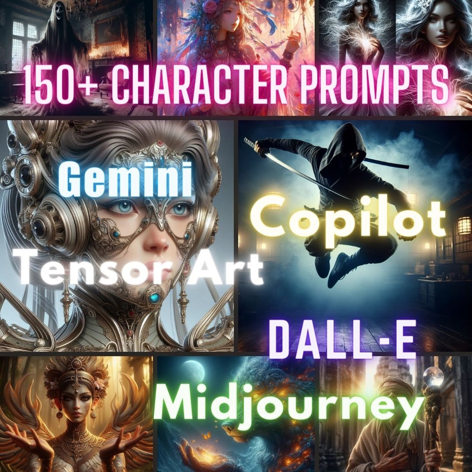 150+ AI Prompts the Ultimate Character Creator & Full Reuse Rights for ...