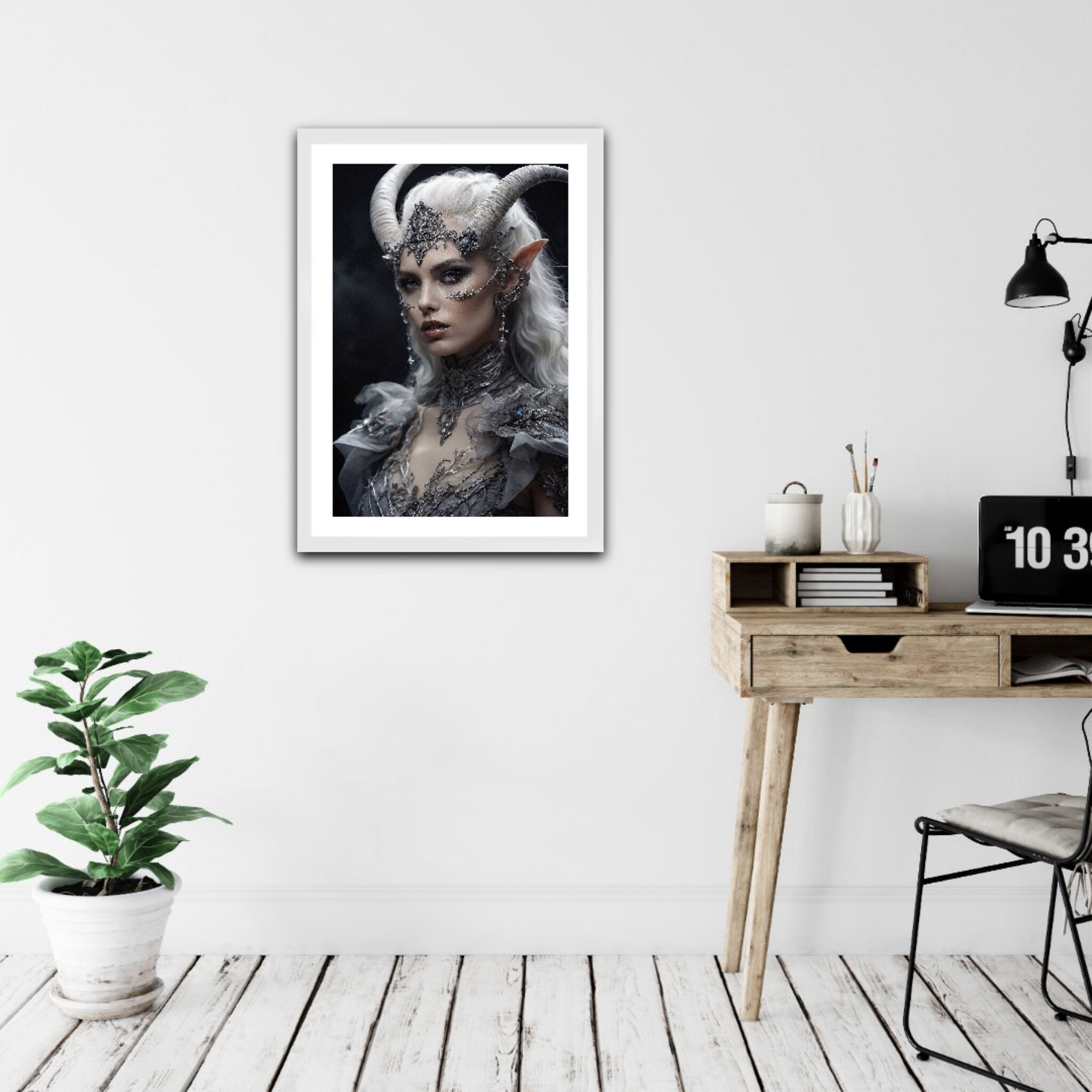 Digital Download, Capricorn Zodiac Sign Portrait, AI Generated Art ...